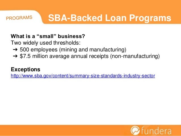 The Complete Guide to Each and Every SBA Loan Program
