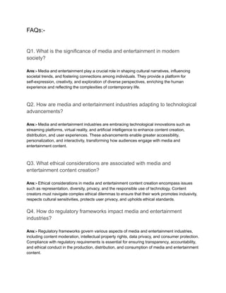 The Complete Guide to Evolution of Media & Entertainment .pdf | Home ...