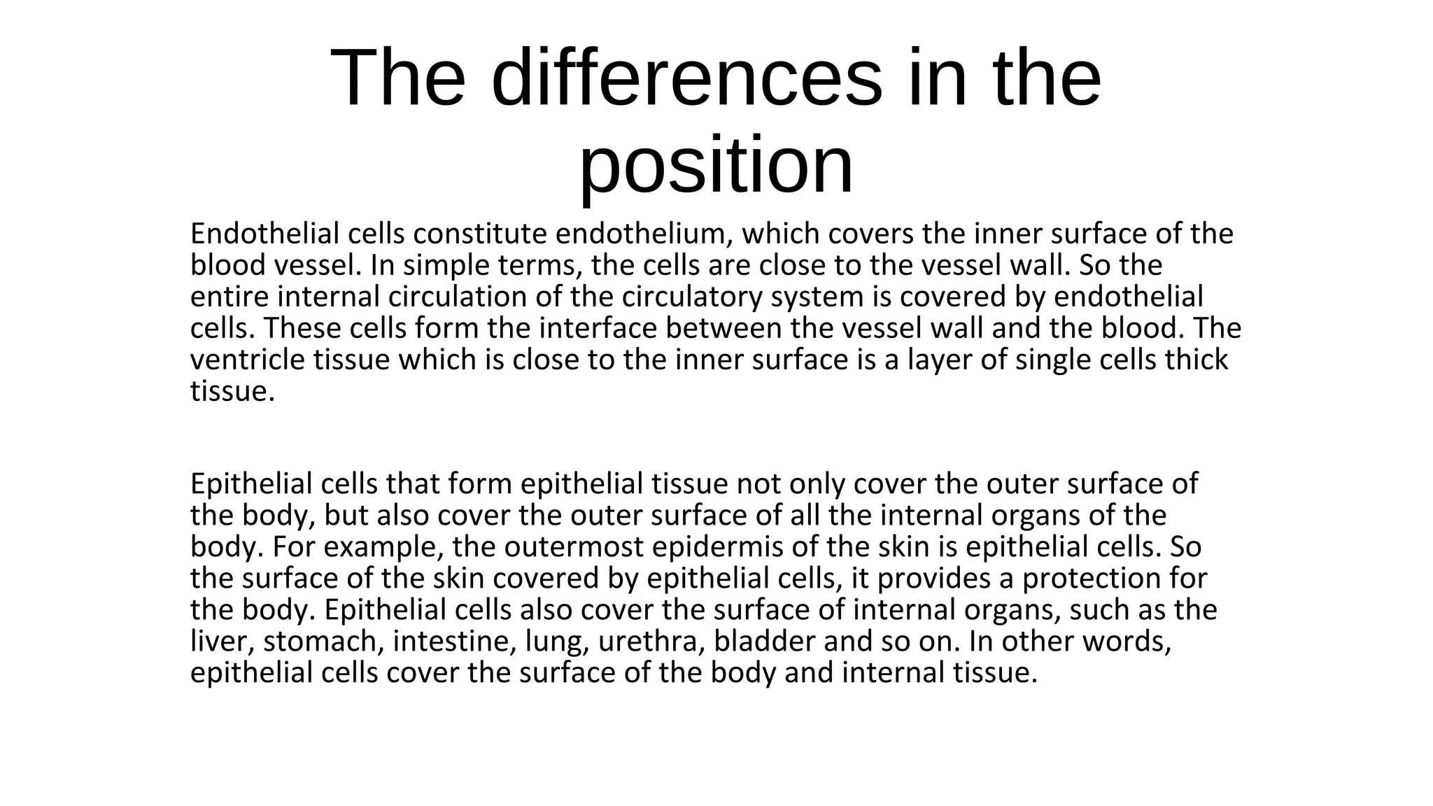 Epithelial cells | PPT | Heart and Cardiovascular Diseases | Diseases and Conditions