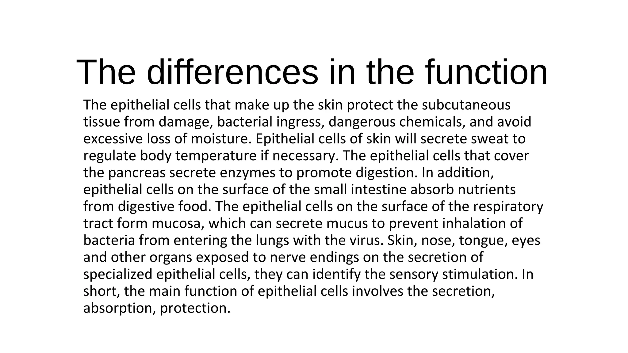 Epithelial cells | PPT | Heart and Cardiovascular Diseases | Diseases and Conditions