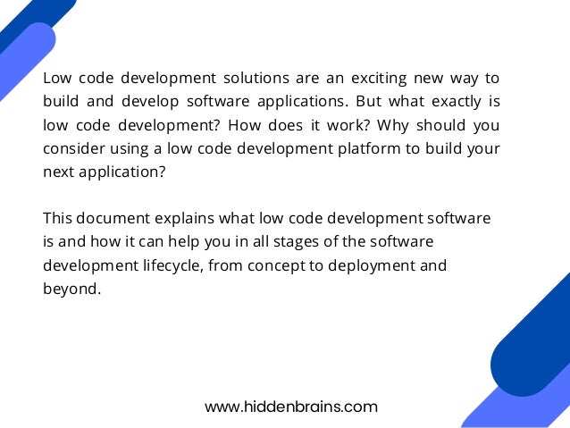 The Complete Guide to Low Code Development.pdf