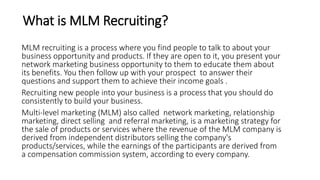 The Complete Guide to MLM/Network Marketing Recruiting | PPTX