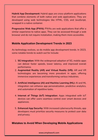 The Complete Guide to Mobile App Development for Businesses | PDF | Web ...