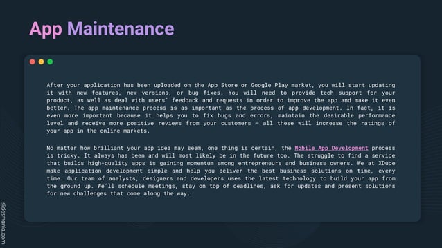The complete guide to Mobile App Development Lifecycle 2023 | PPT