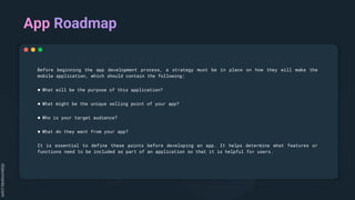 The complete guide to Mobile App Development Lifecycle 2023 | PPTX