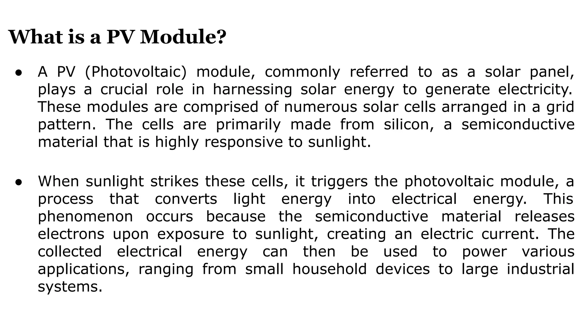 The Complete Guide to Photovoltaic (PV) Modules | PDF