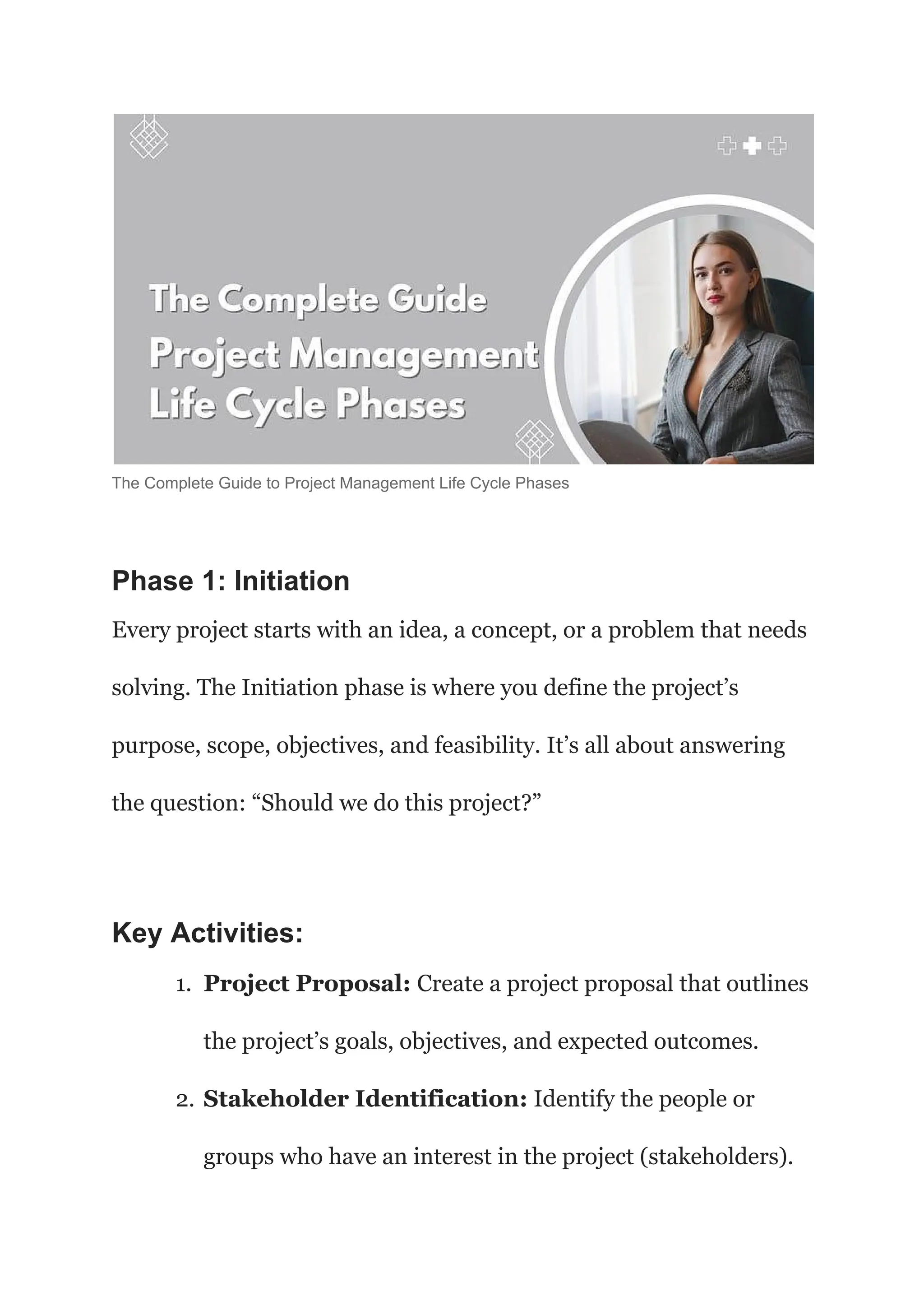 The Complete Guide to Project Management Life Cycle Phases.pdf ...
