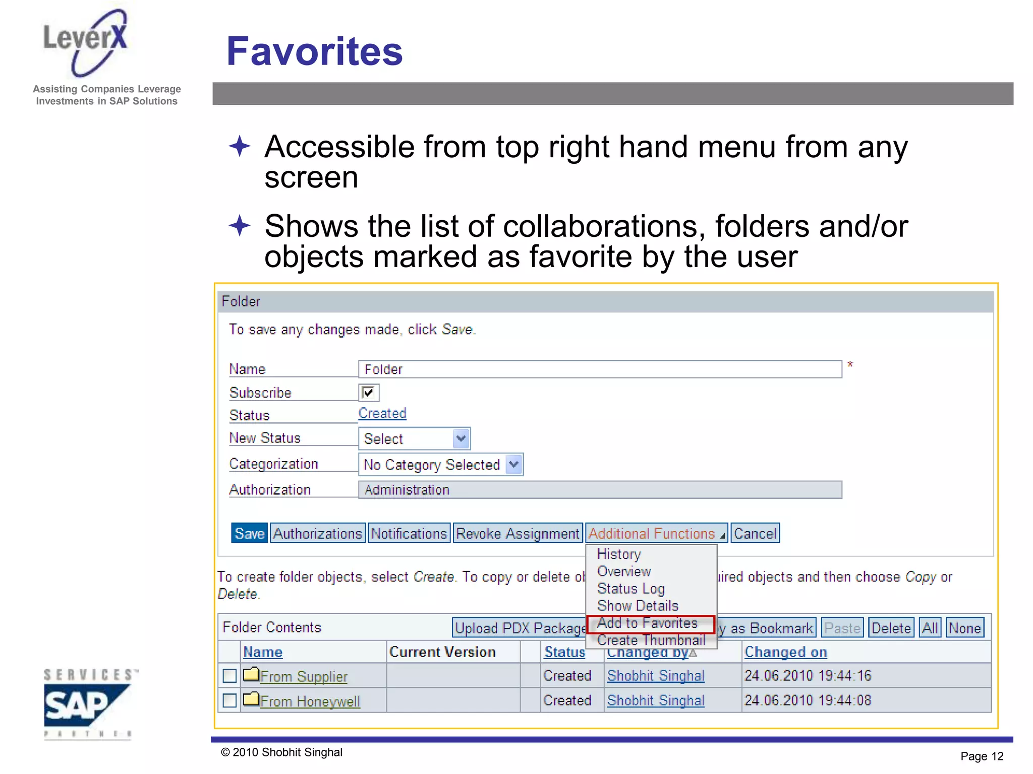 The Complete Guide To SAP cFolders | PPTX