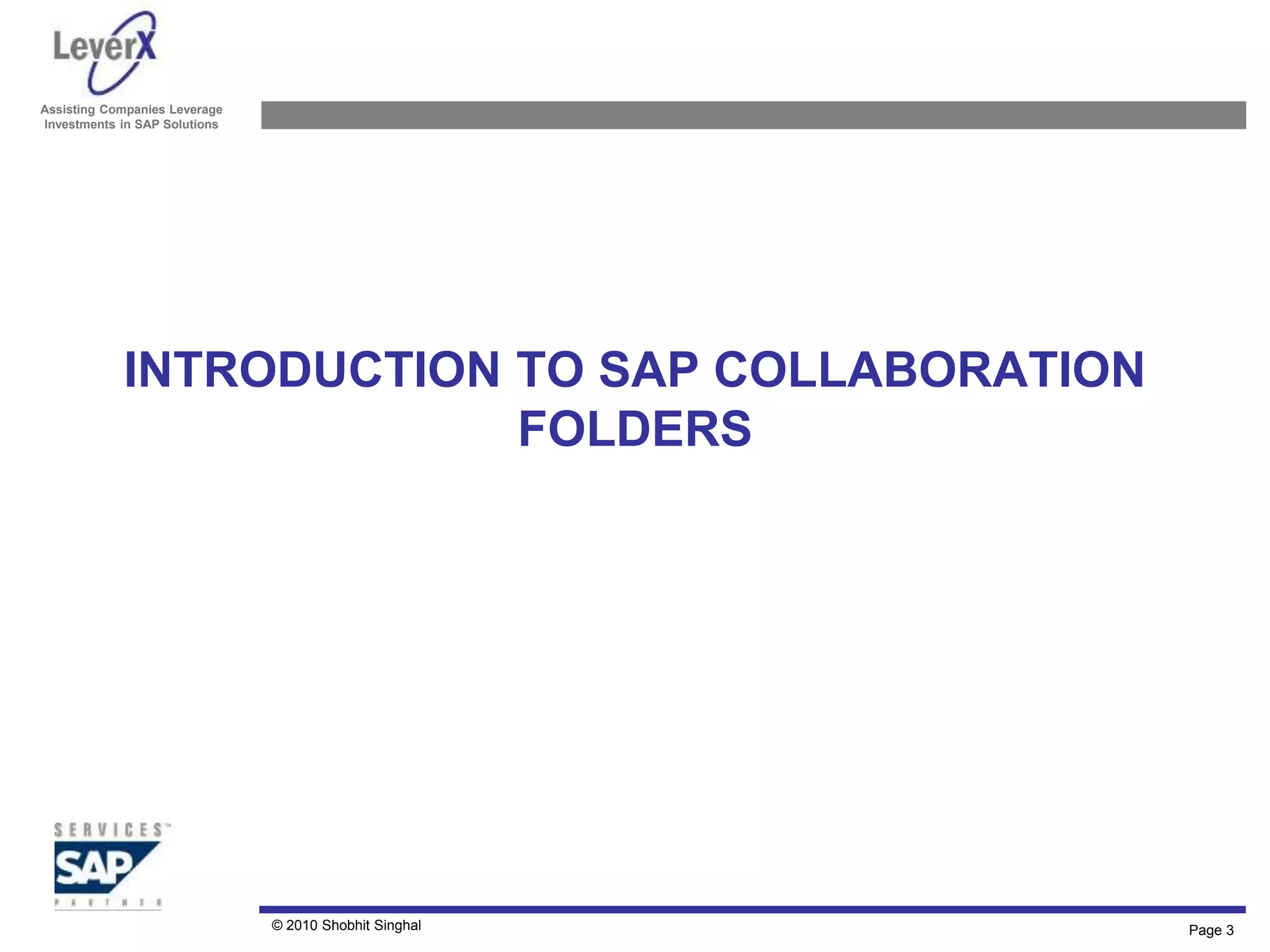 The Complete Guide To SAP cFolders | PPTX