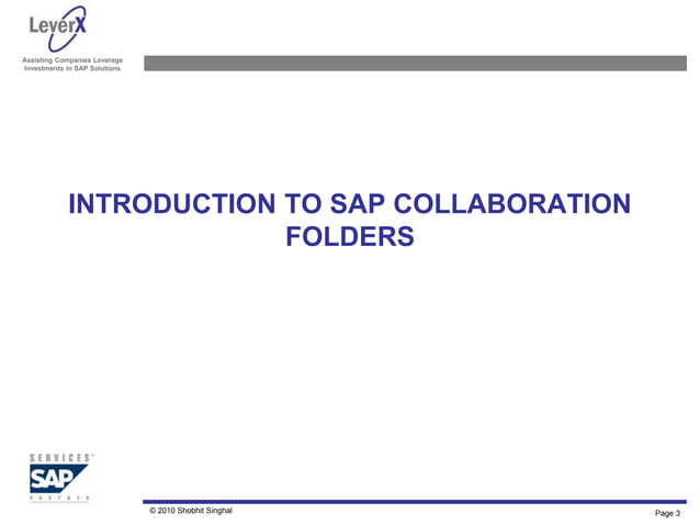 The Complete Guide To SAP cFolders | PPTX