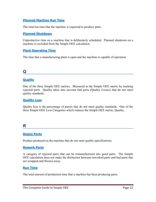 The+complete+guide+to+simple+oee | PDF