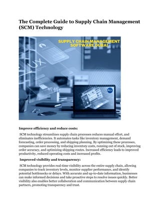 The Complete Guide to Supply Chain Management (SCM) Technology.pdf