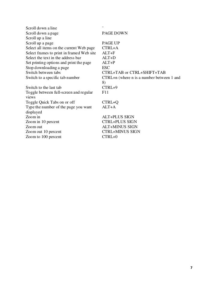 The complete guide to windows 7 shortcut keys