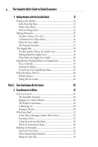 The complete idiot's guide to global economics | PDF