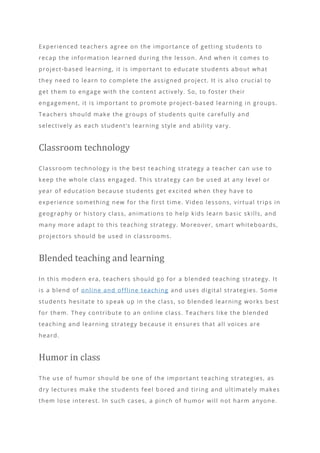 The Complete List of Teaching Methods and Strategies.pdf