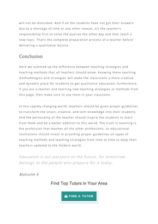 The Complete List of Teaching Methods and Strategies.pdf