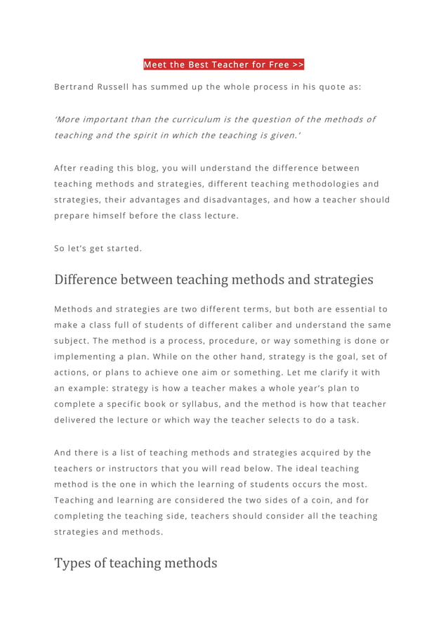 The Complete List of Teaching Methods and Strategies.pdf