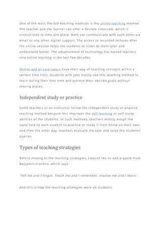 The Complete List of Teaching Methods and Strategies.pdf