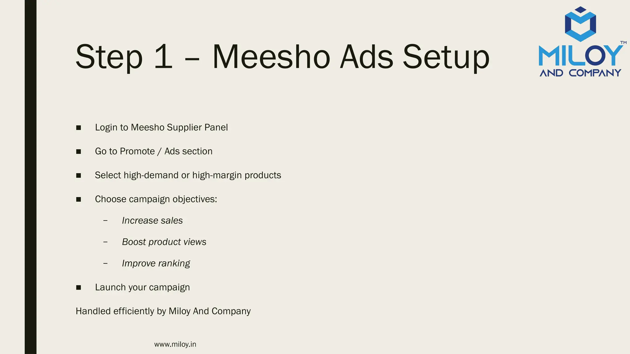 Complete Meesho Ads Guide – Setup, Targeting & Budgeting | Miloy And ...