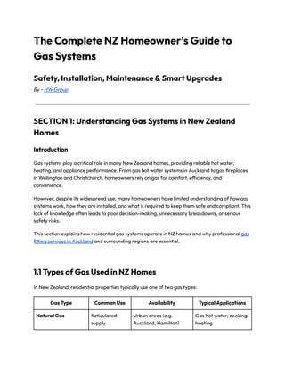 Gas Systems for NZ Homes: Safety, Compliance & Smart Upgrades Explained ...