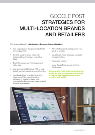 The complete guide to google my business posts for multi-location brands | PDF