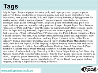 Pulp & Paper Industries | PPTX