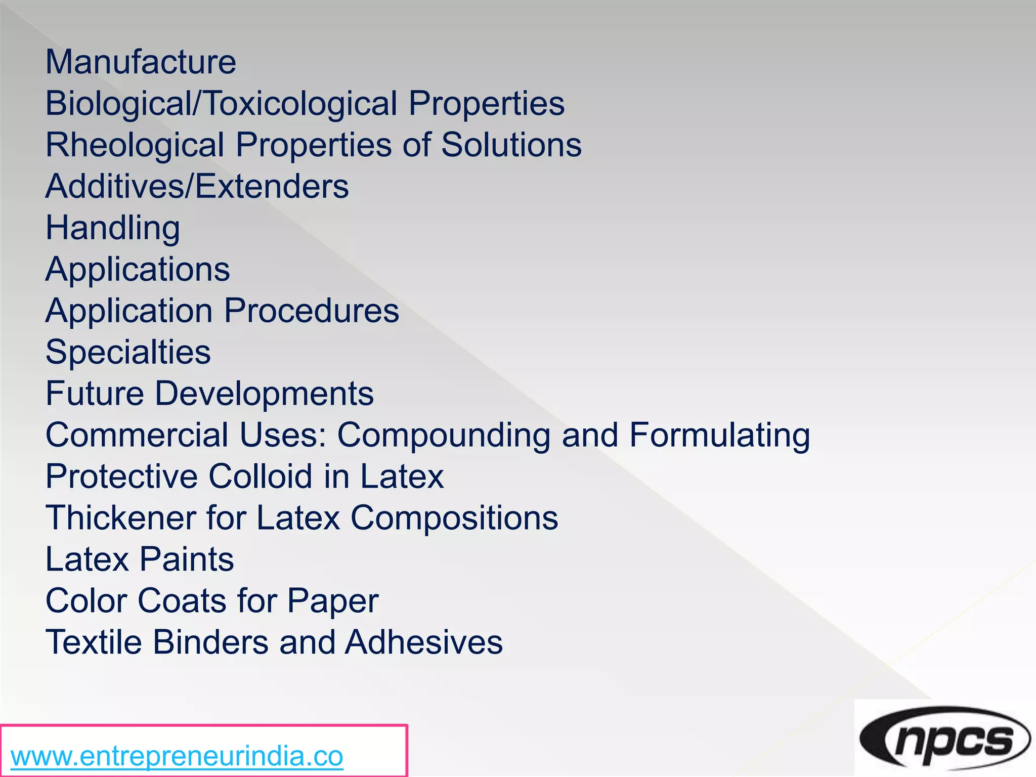 Manufacturing of Synthetic Resins with Formulae & Processes | PPT