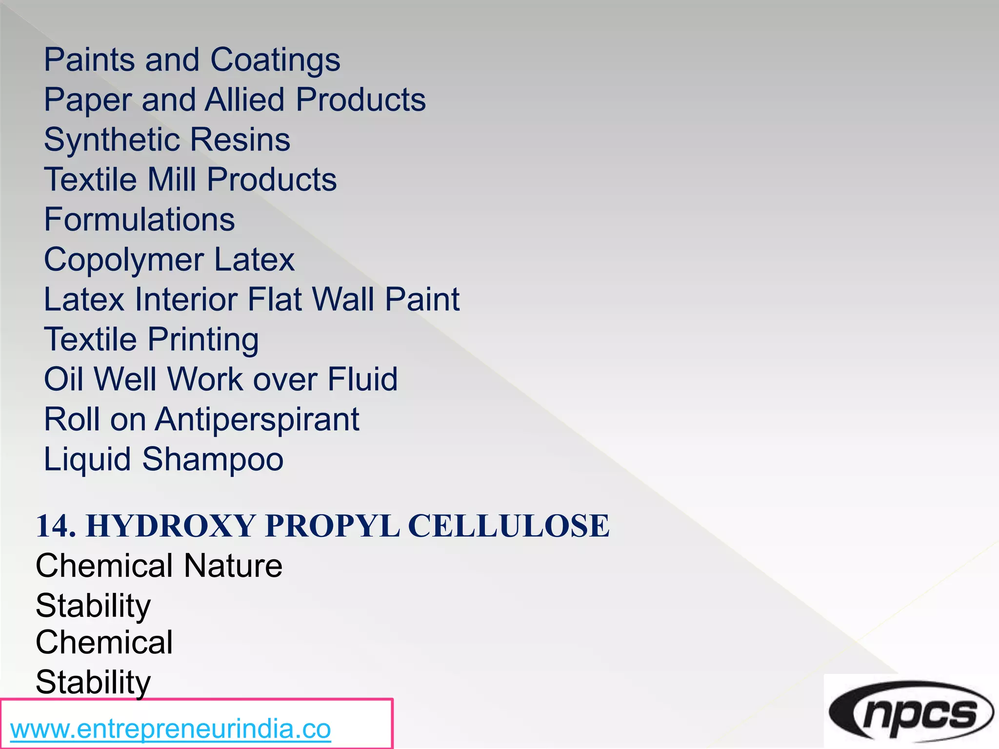 Manufacturing of Synthetic Resins with Formulae & Processes | PPT