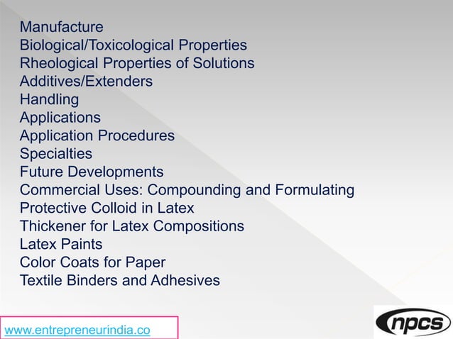 Manufacturing of Synthetic Resins with Formulae & Processes | PPT