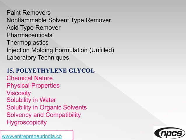 Manufacturing of Synthetic Resins with Formulae & Processes | PPT
