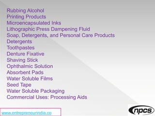 Manufacturing of Synthetic Resins with Formulae & Processes | PPTX