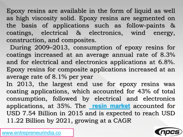Manufacturing of Synthetic Resins with Formulae & Processes | PPT