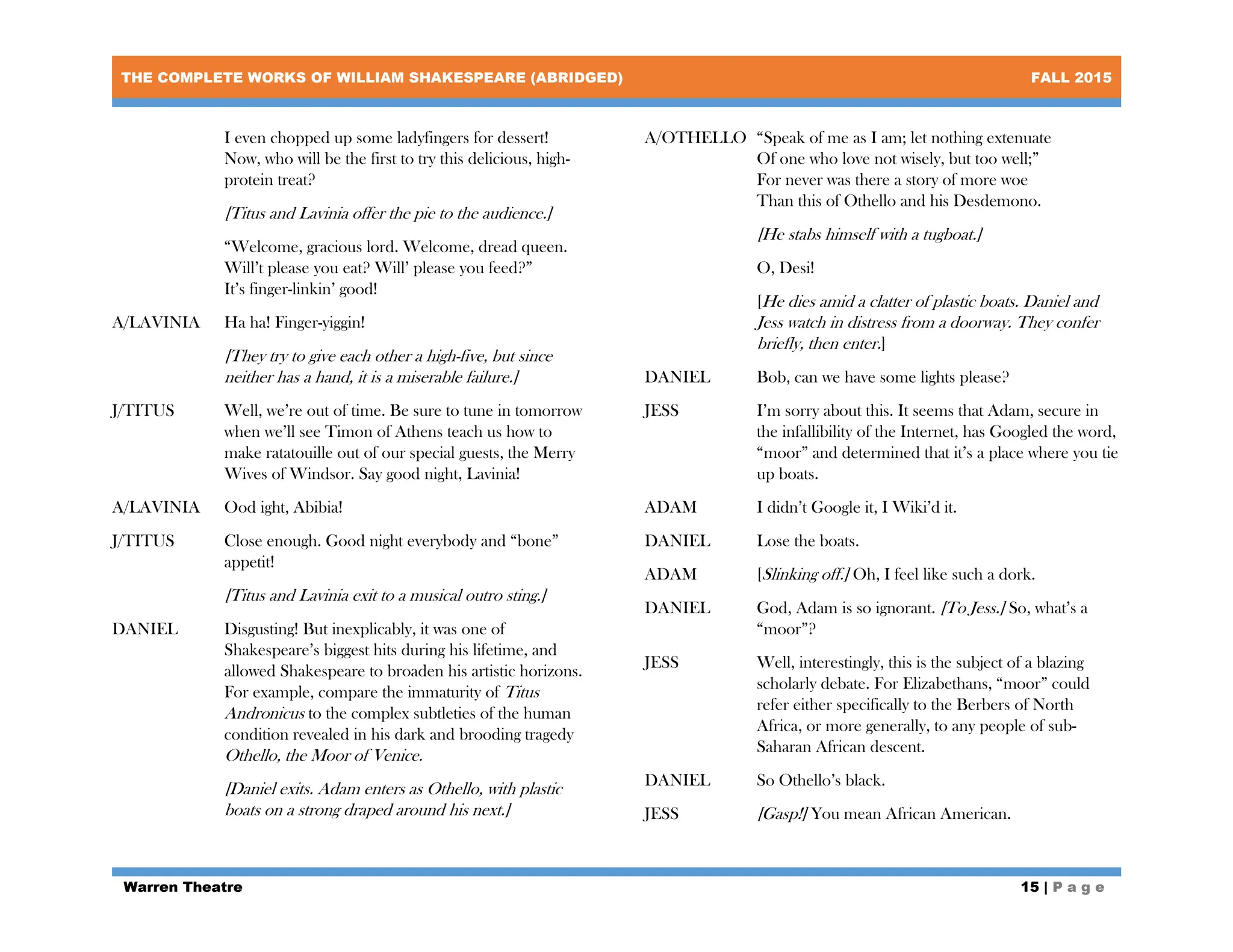 the_complete_works_of_william_shakespeare_script.pdf | Musicals | Genres