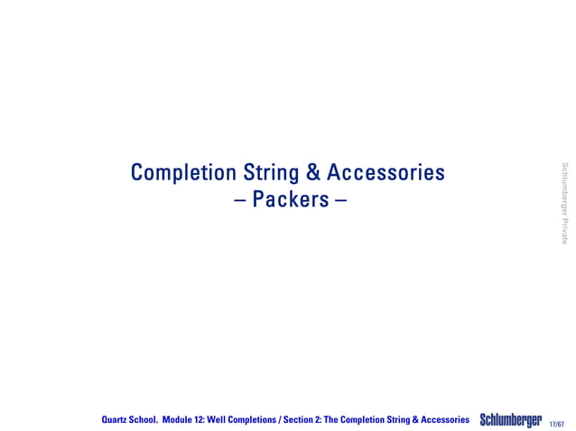 The Completion String & Accessories.pdf | Geology | Science