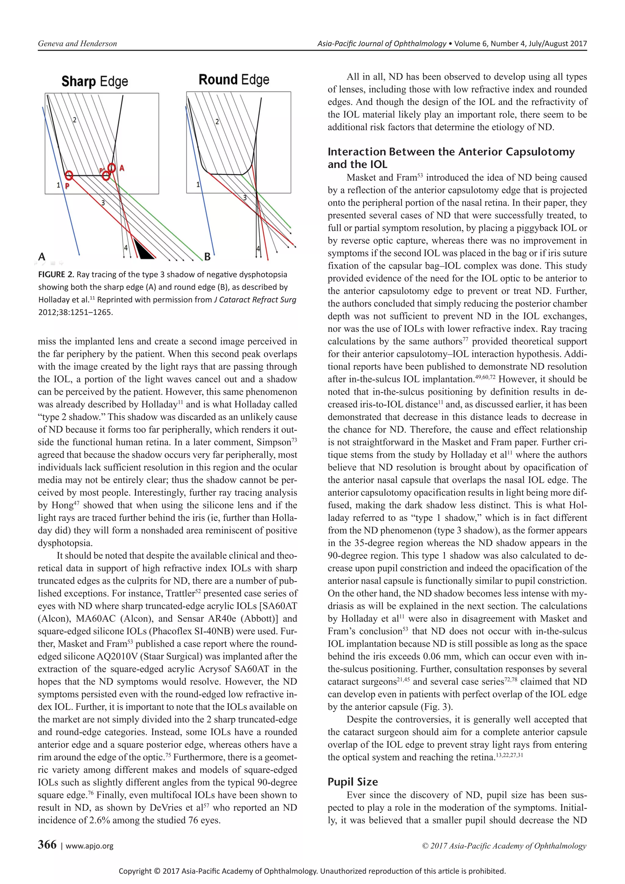 The complexities of negative dysphotopsia | PDF