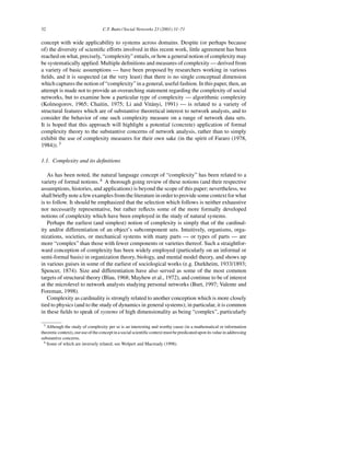 The complexity of social networks | PDF