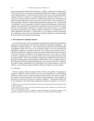 The complexity of social networks | PDF