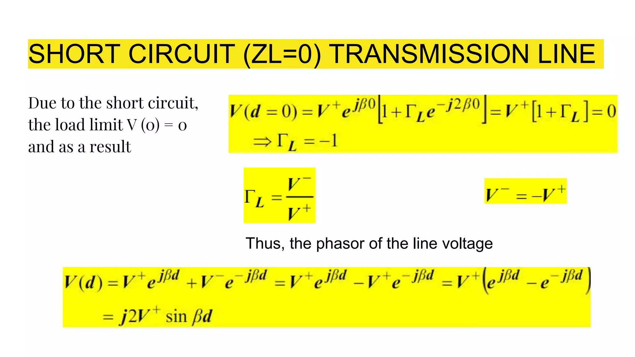 The complex reflection coefficient | PPTX