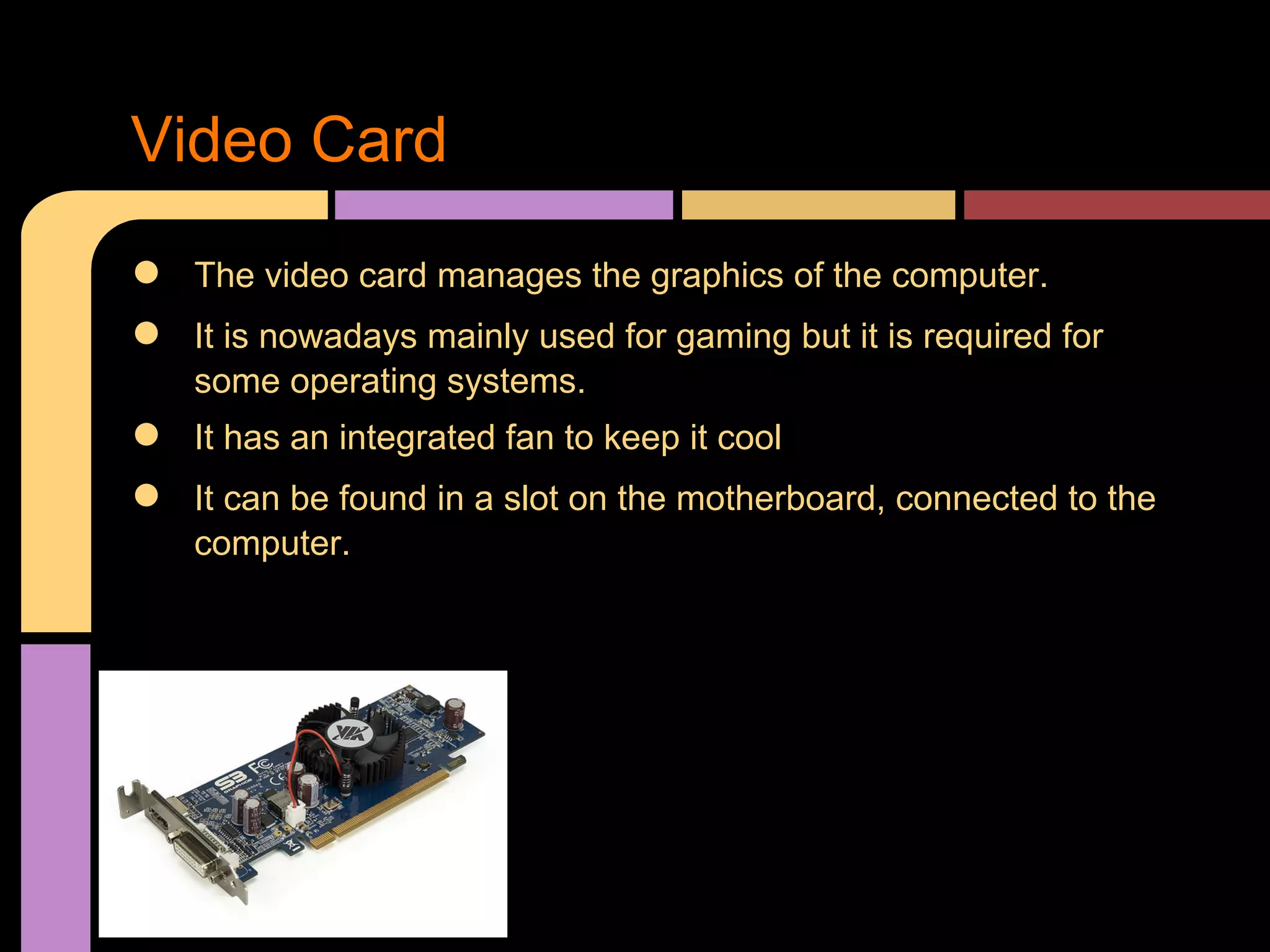 The components of a computer | PDF