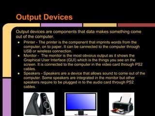 The components of a computer | PDF