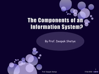 The components of an information system | PPT