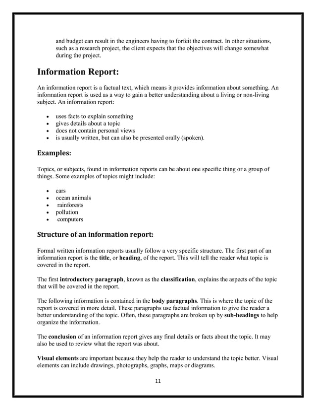 The components of_a_report | DOCX
