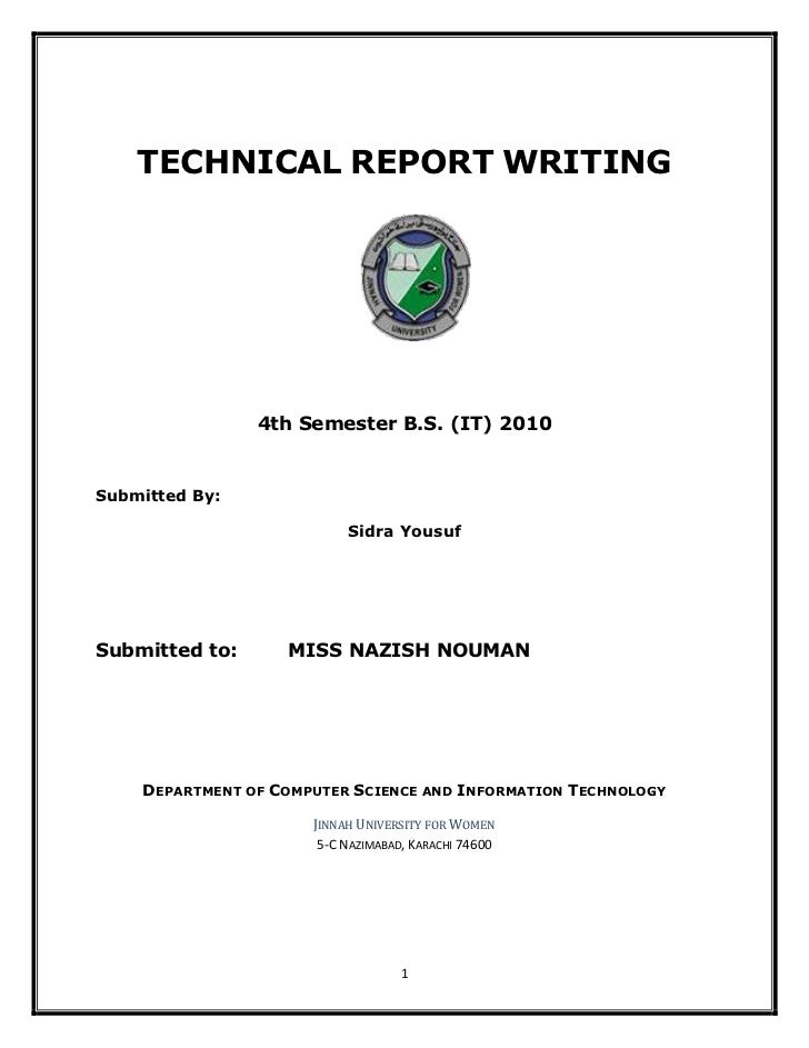 The Components Of a report the-components-of-a-report