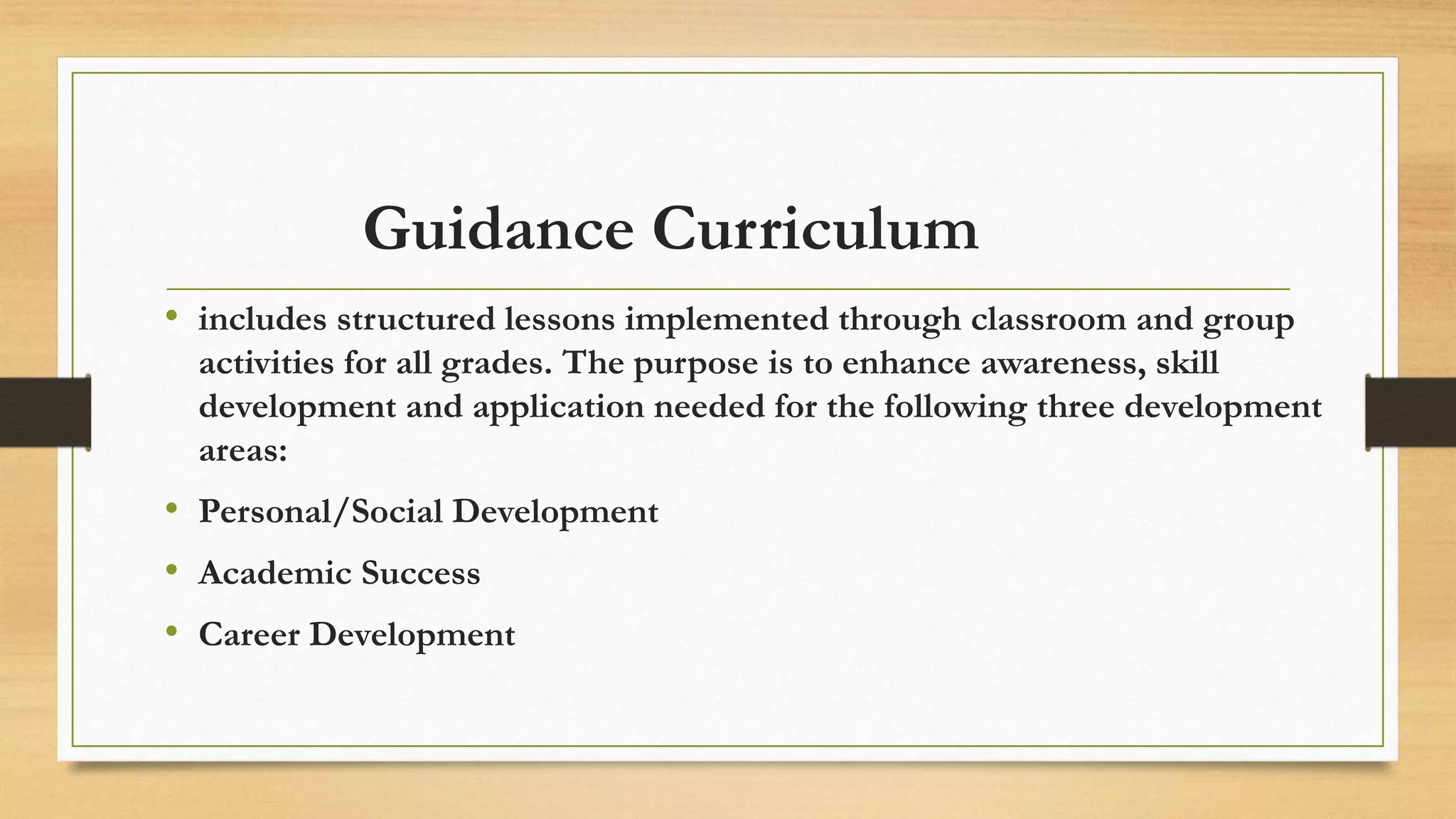 The components of comprehensive counseling | PPTX
