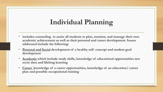 The components of comprehensive counseling | PPTX