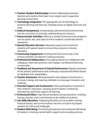 The components of quality in school education typically include.pdf