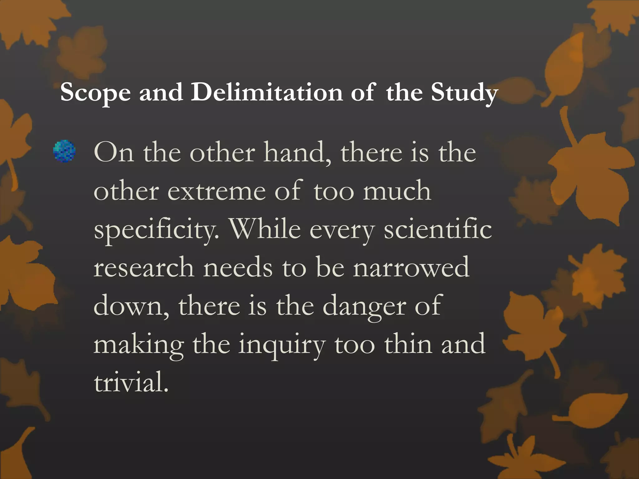 The components of research proposal | PPTX