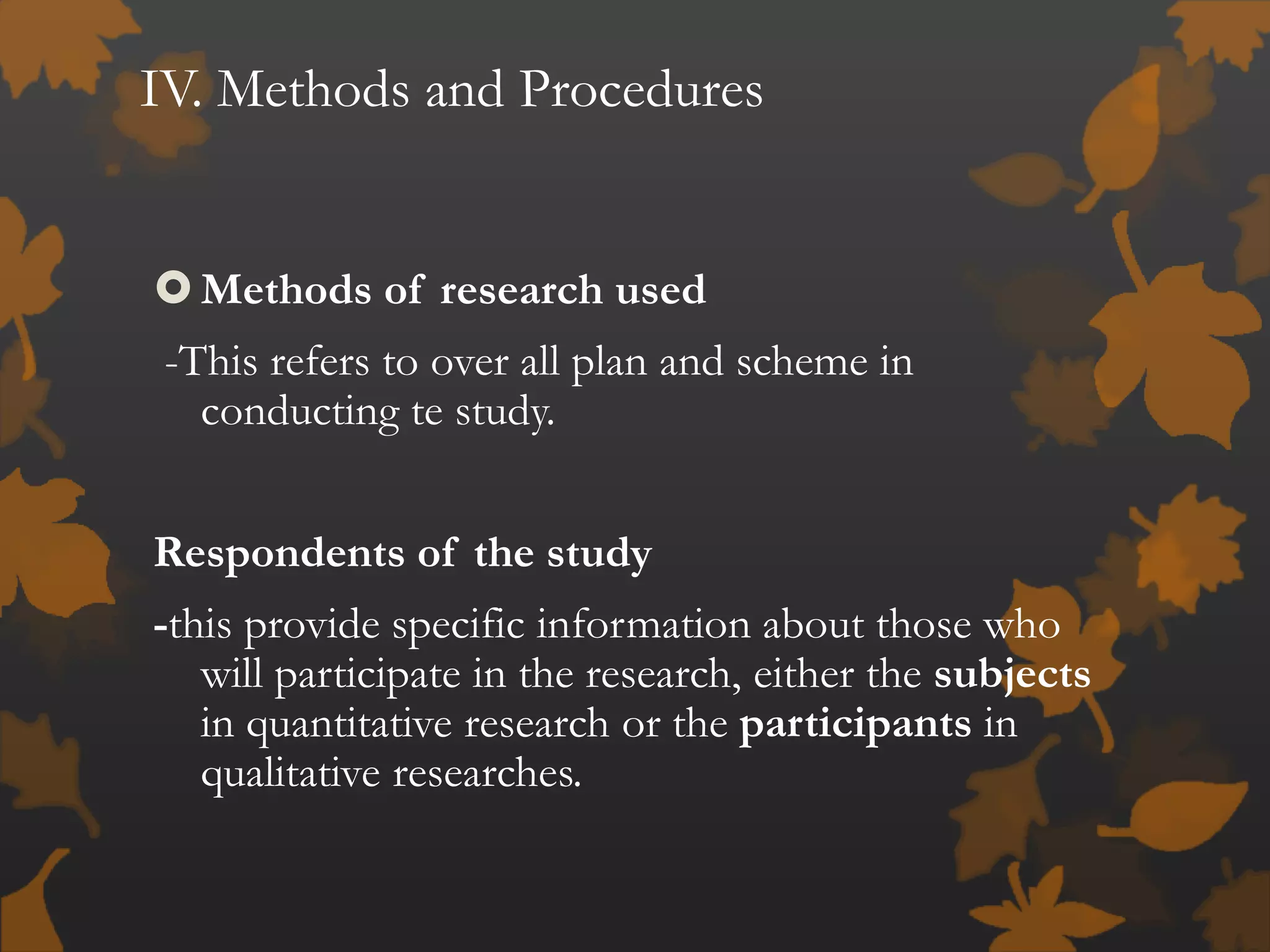 The components of research proposal | PPTX