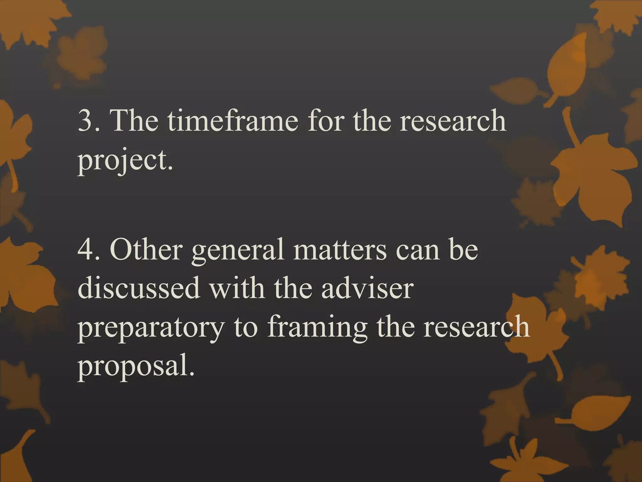 The components of research proposal | PPTX