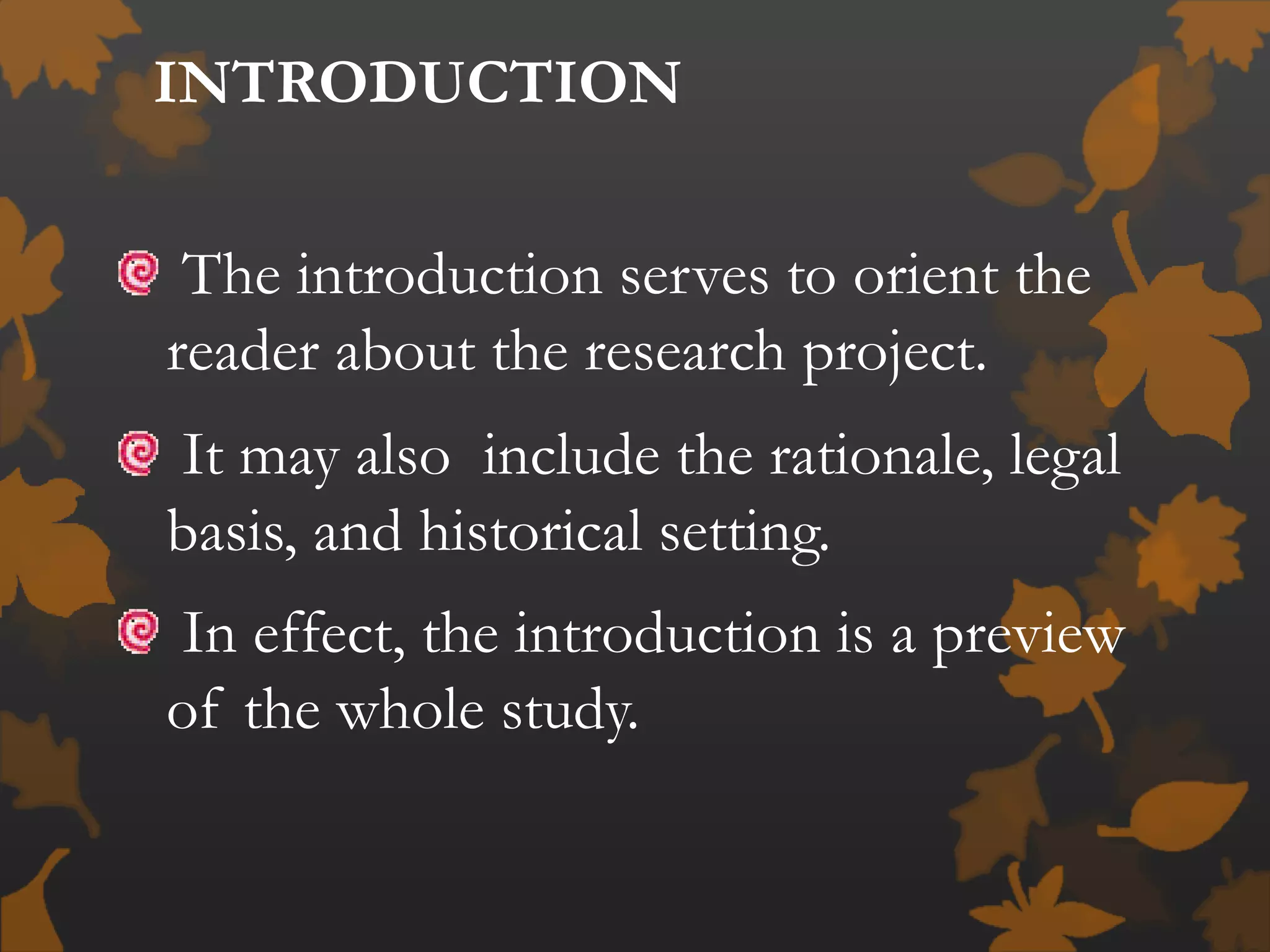 The components of research proposal | PPTX